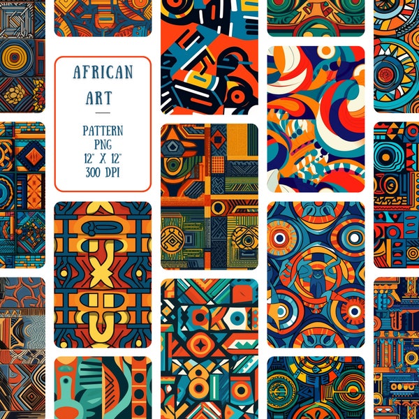 African Tile - Etsy
