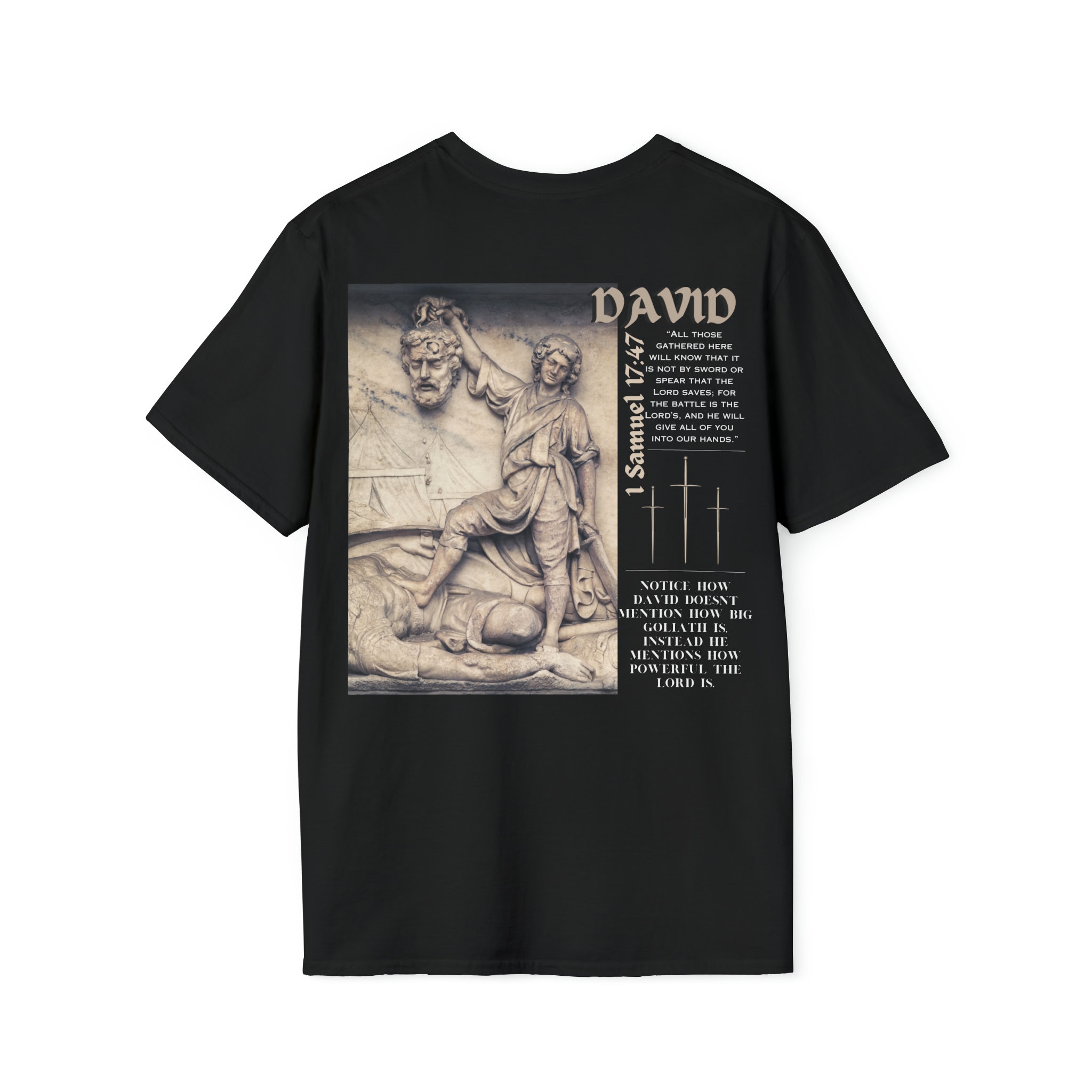 David and Goliath BIF, Comfort Colors, BIF Christian T-shirt Trendy ...