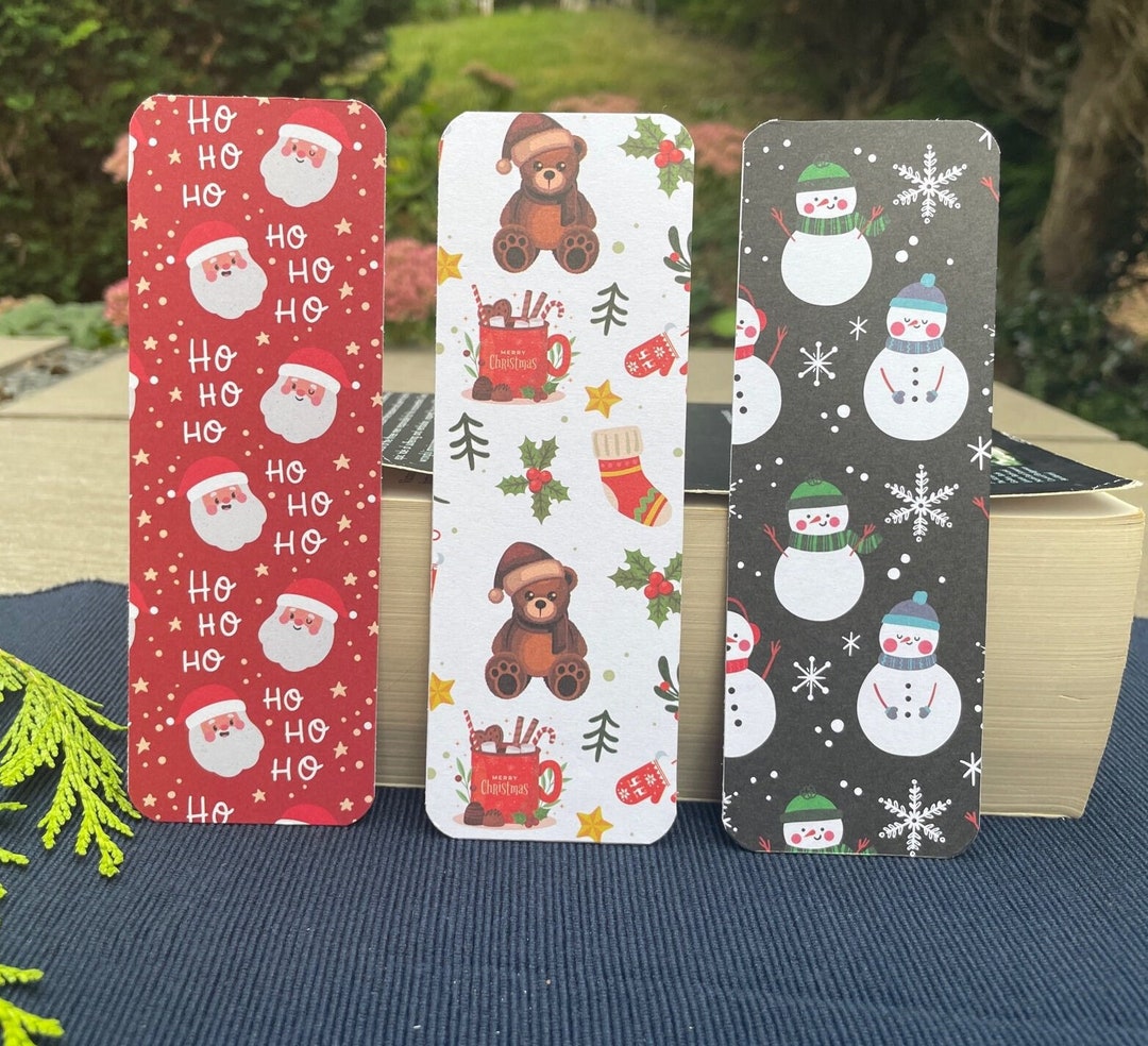 Christmas Bookmarks Christmas Lovers Traditional Bookmarks Christmas ...