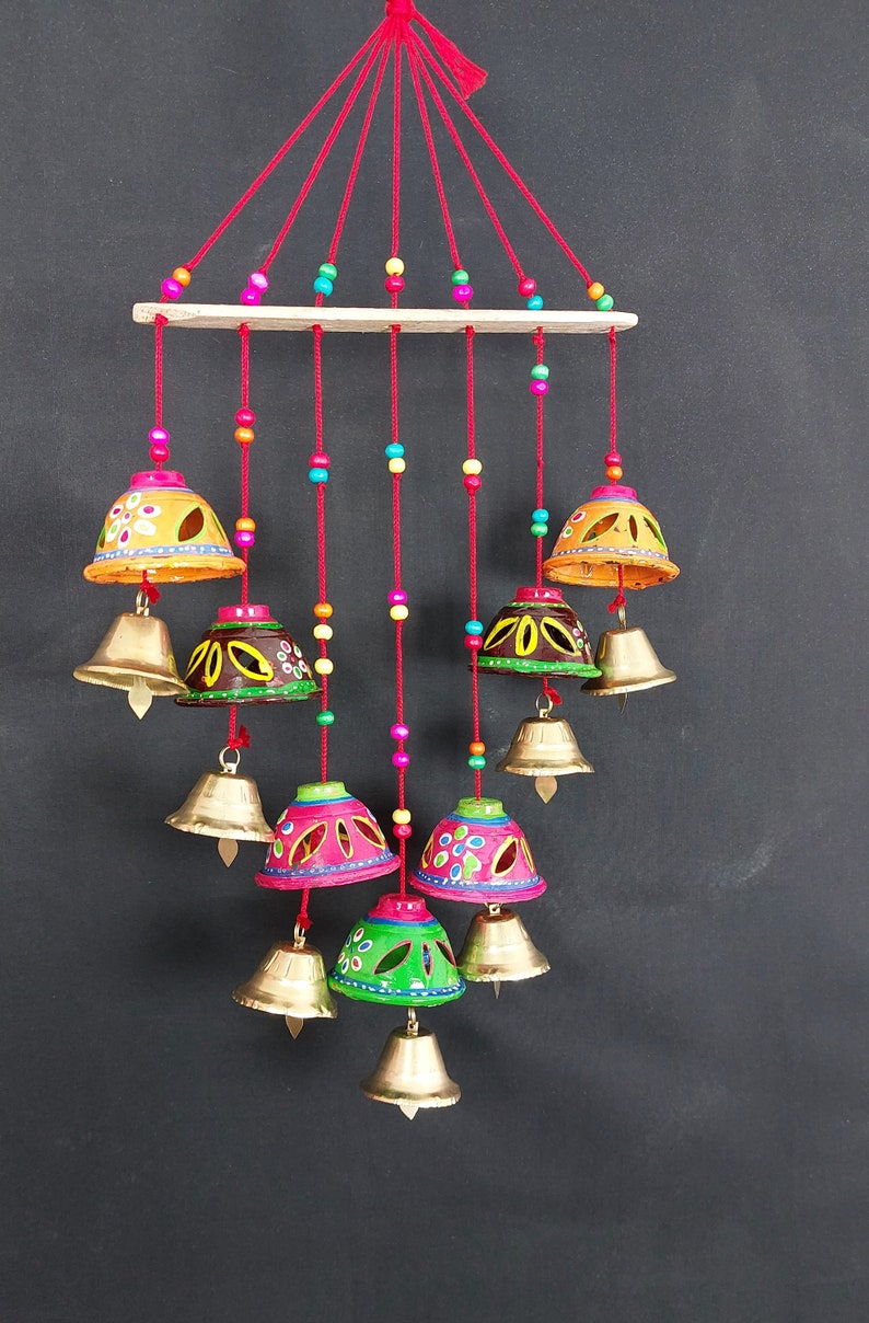 Indian Jingle Bells Window Hangings Handcrafted Ethnic Home, Wall ...