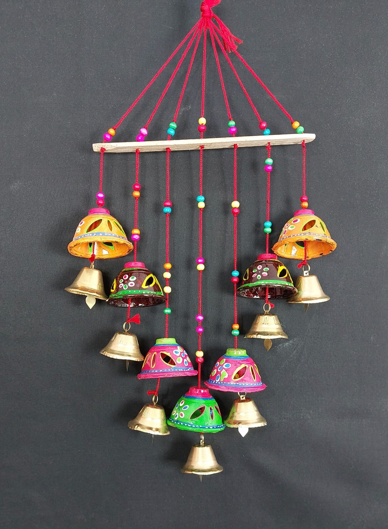 Indian Jingle Bells Window Hangings Handcrafted Ethnic Home, Wall ...