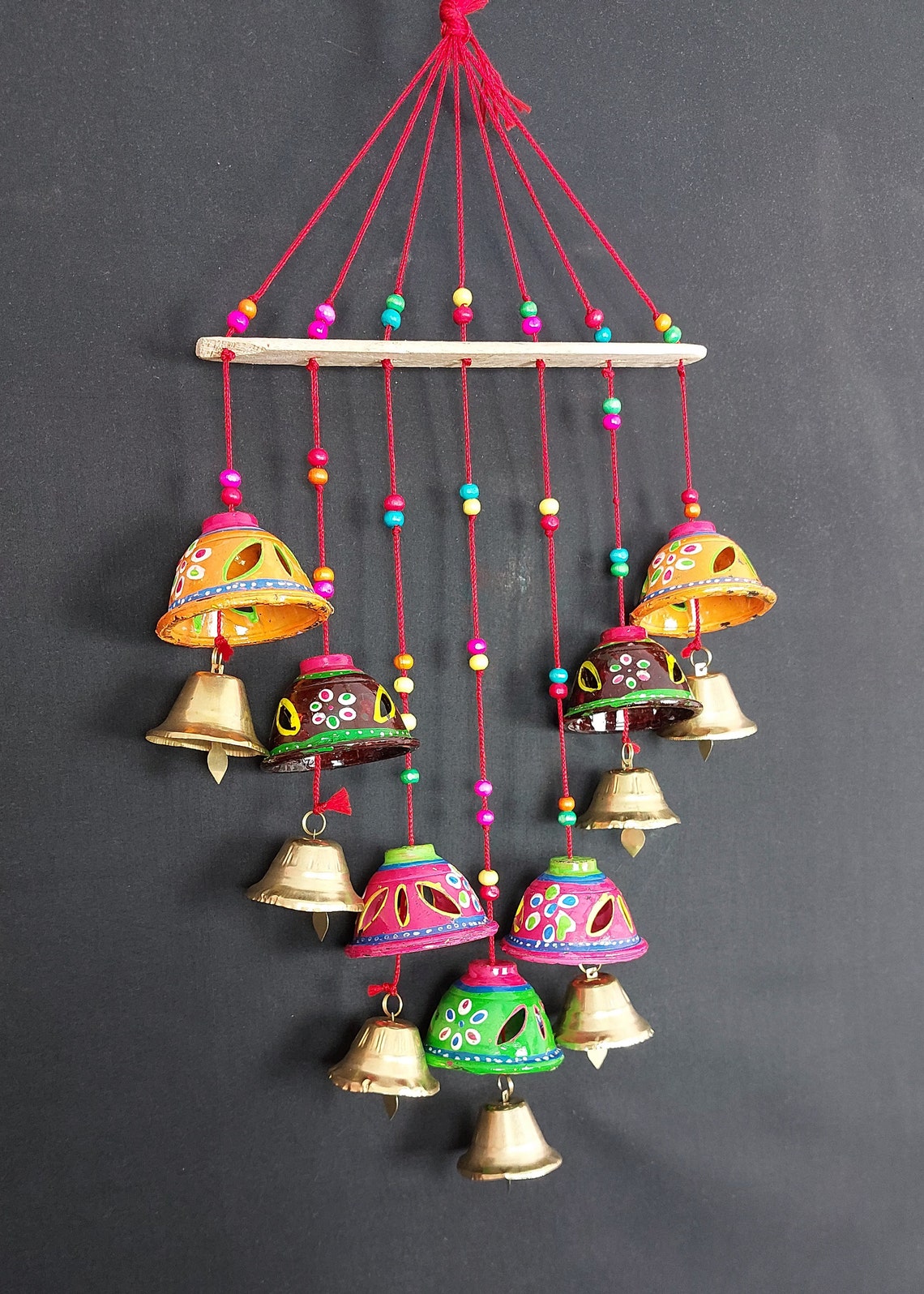 Indian Jingle Bells Window Hangings Handcrafted Ethnic Home, Wall ...