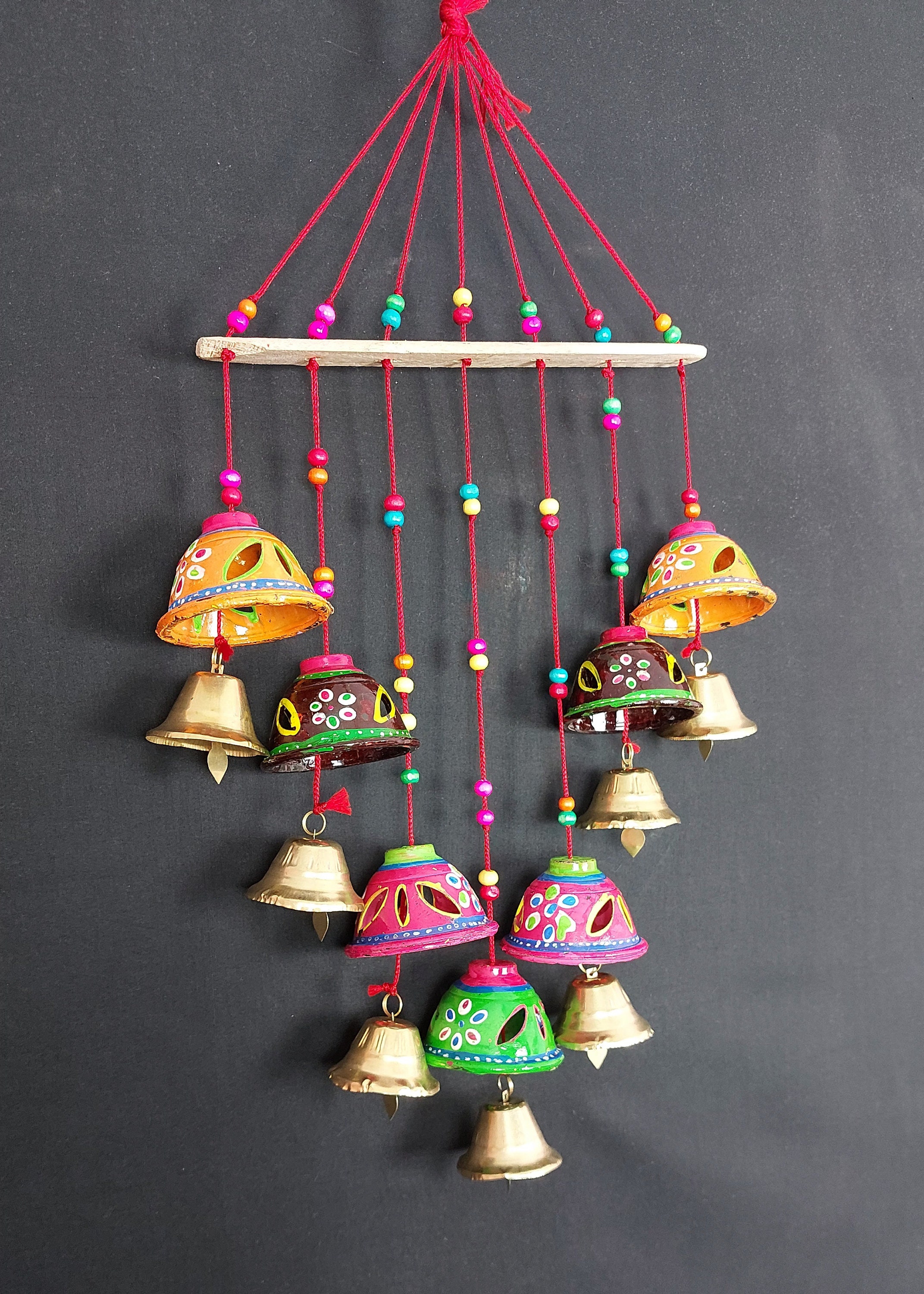 Indian Jingle Bells Window Hangings Handcrafted Ethnic Home, Wall ...