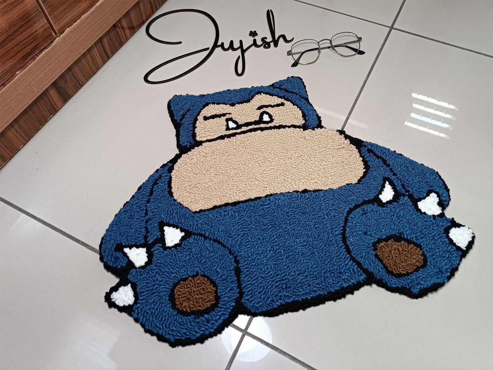 Snorlax Tufted Rug Anime Character Rug Anime Decor Anime - Etsy