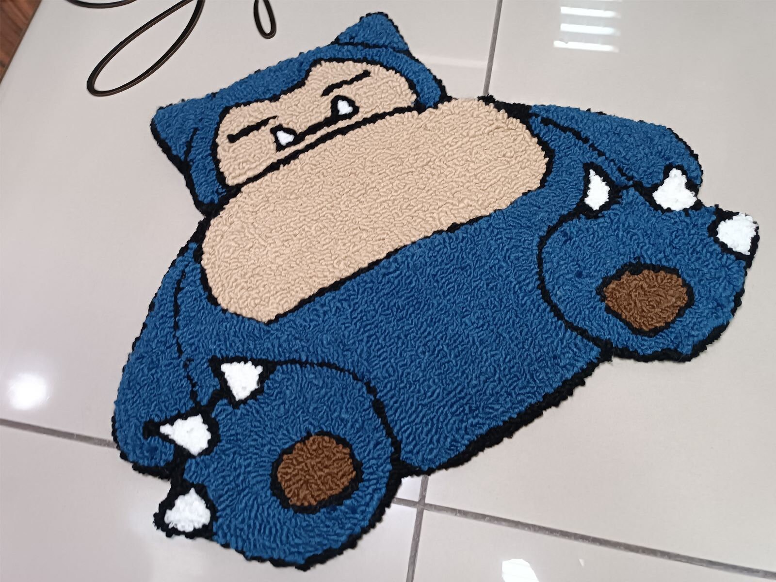 Snorlax Tufted Rug Anime Character Rug Anime Decor Anime - Etsy