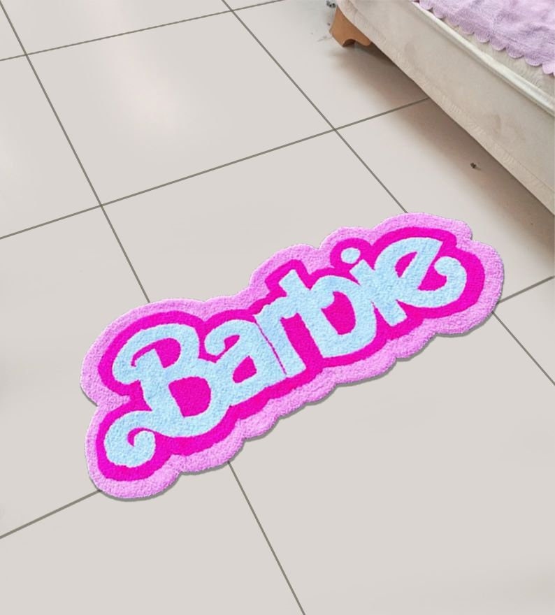 Pink Baby Carpet Cartoons Rug Movie Rug Barbie Rug Girl - Etsy