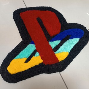 Gamer Room Tufted Rug - Retro Logo Rug - Game Area Tuft Carpet - Custom ...