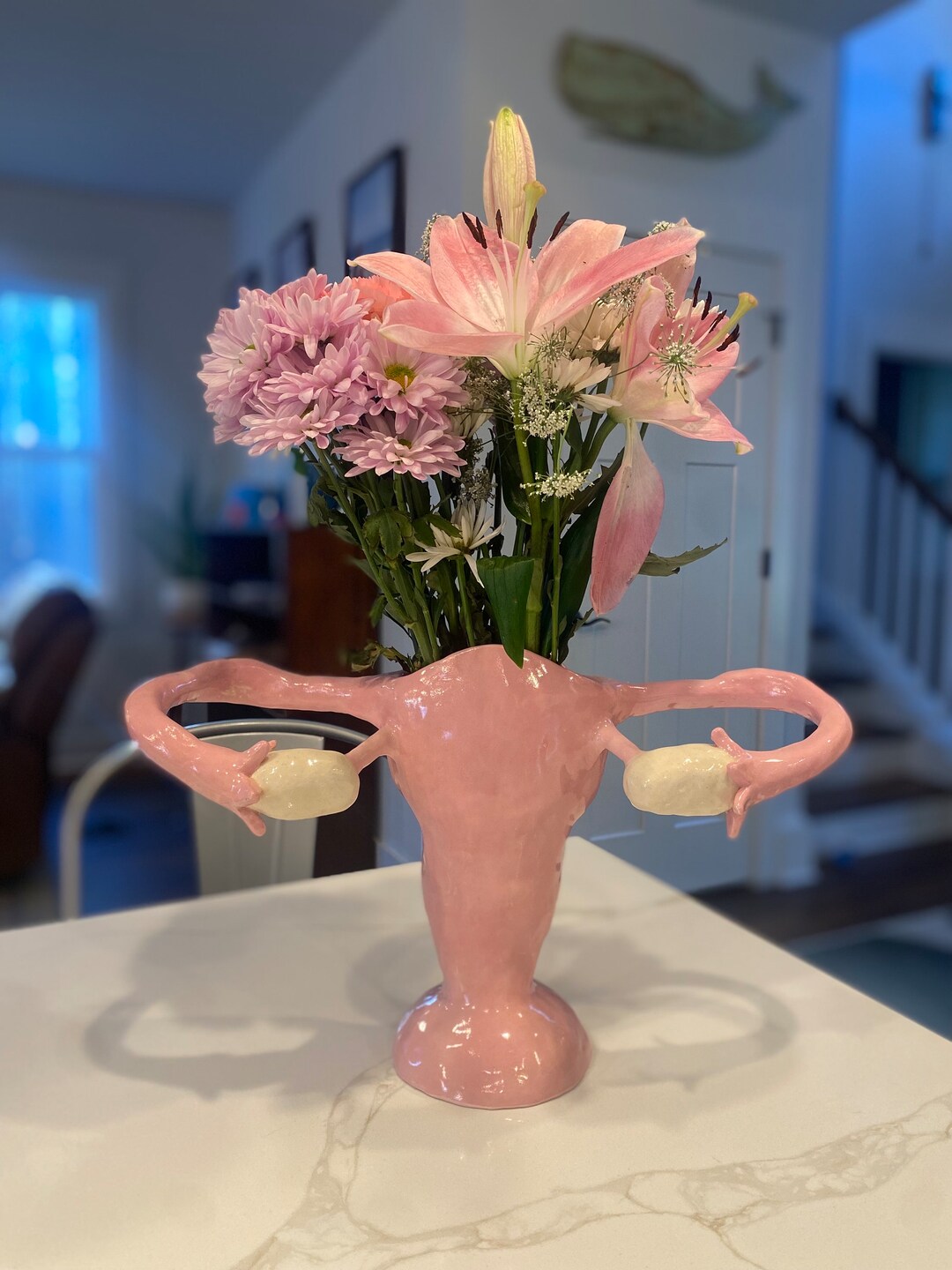 Uterus Vase- Made to Order, Personalization Available - Etsy