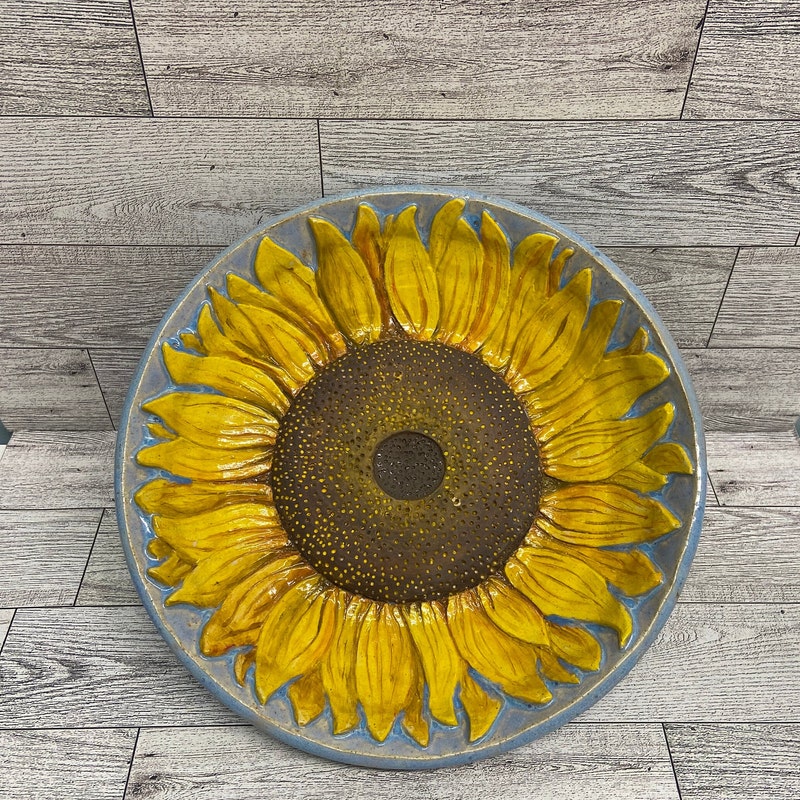 Sunflower Plate - Etsy