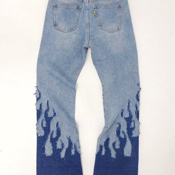 Flame Jeans - Etsy