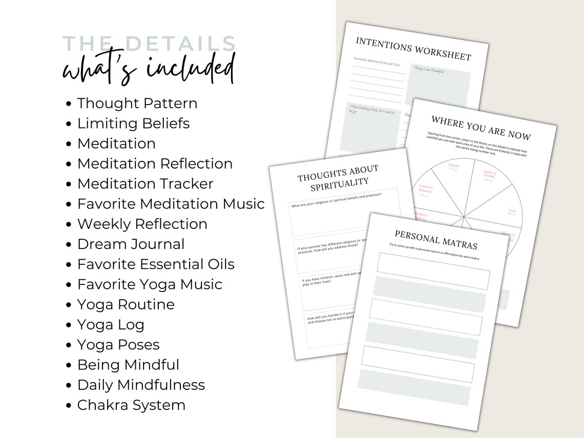 Spirituality Journal, Spiritual Journal, Spiritual Planner, Spiritual ...