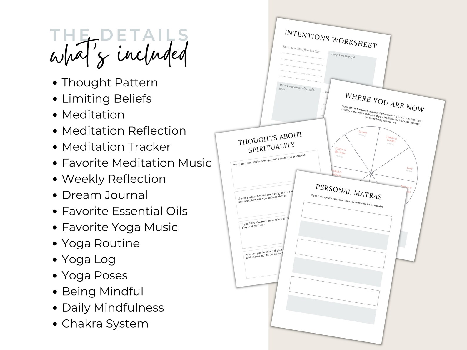 Spirituality Journal, Spiritual Journal, Spiritual Planner, Spiritual ...