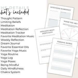 Spirituality Journal, Spiritual Journal, Spiritual Planner, Spiritual ...