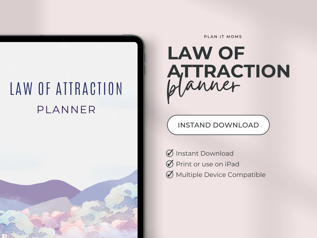 Law Of Attraction Planner Law Of Attraction Journal Law Of Attraction