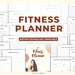Fitness Planner, Fitness Journal, Fitness Tracker, Fitness, Digital ...