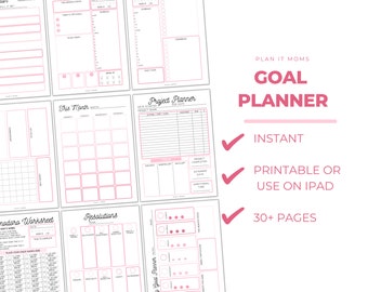 Goal Planner, Goal Tracker, Goal Setting, Goals, Vision Board, Vision ...