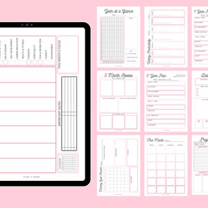 Goal Planner, Goal Tracker, Goal Setting, Goals, Vision Board, Vision ...