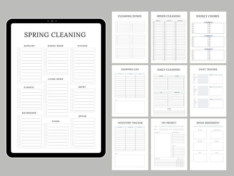 Printable Household Management Planner, Household Management Binder ...