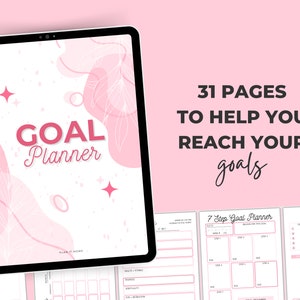 Goal Planner, Goal Tracker, Goal Setting, Goals, Vision Board, Vision ...