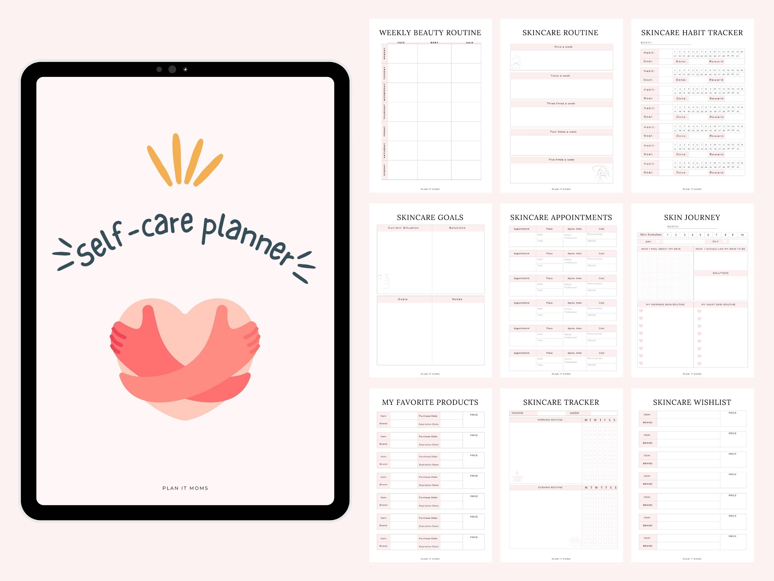 Self Care Planner, Selfcare Planner, Self Care Journal, Self Care Box ...