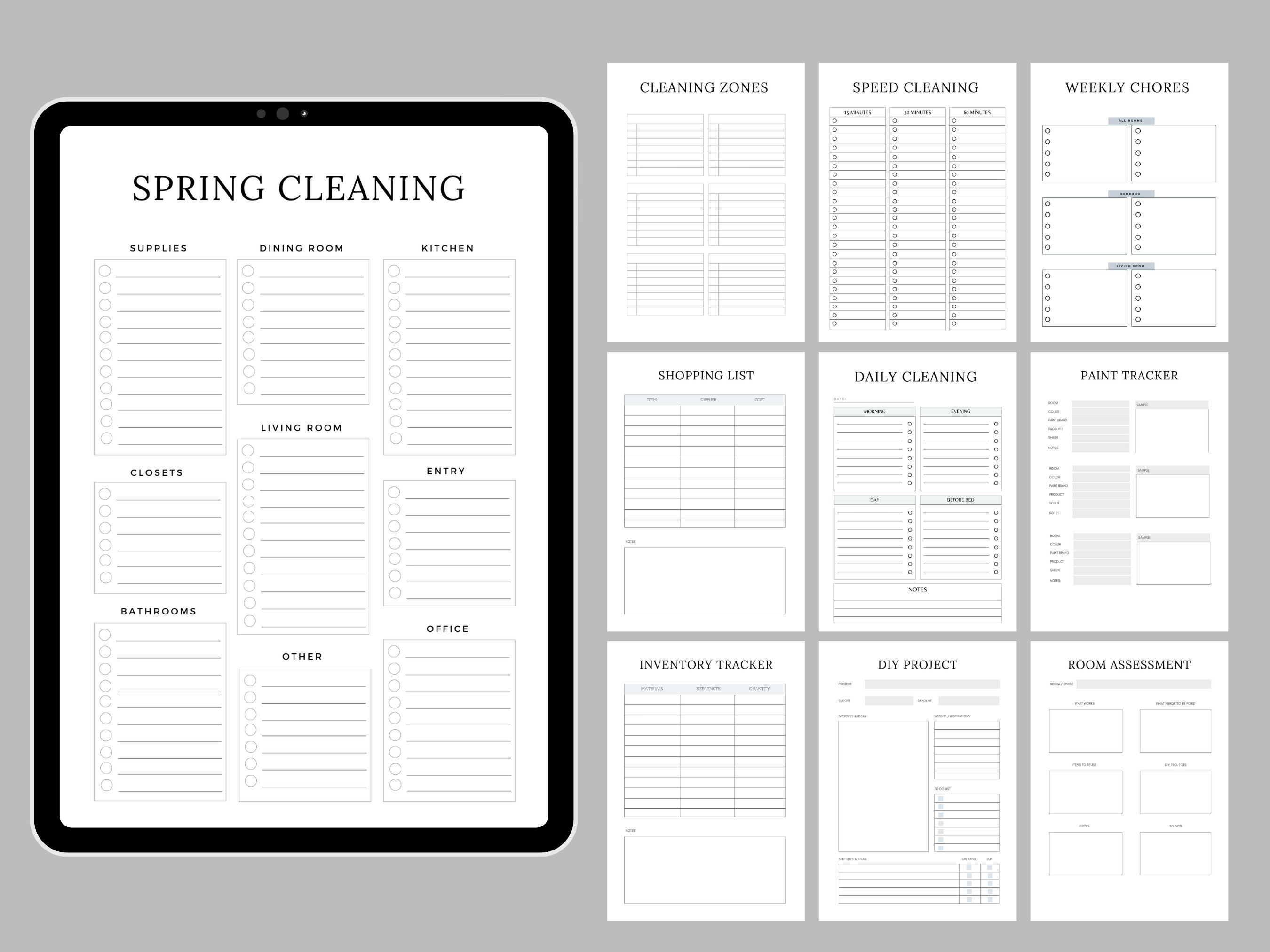 Printable Household Management Binder, Household Management Planner ...