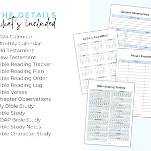 Bible and Devotional Planner, Bible Planner, Devotional Planner, Bible ...