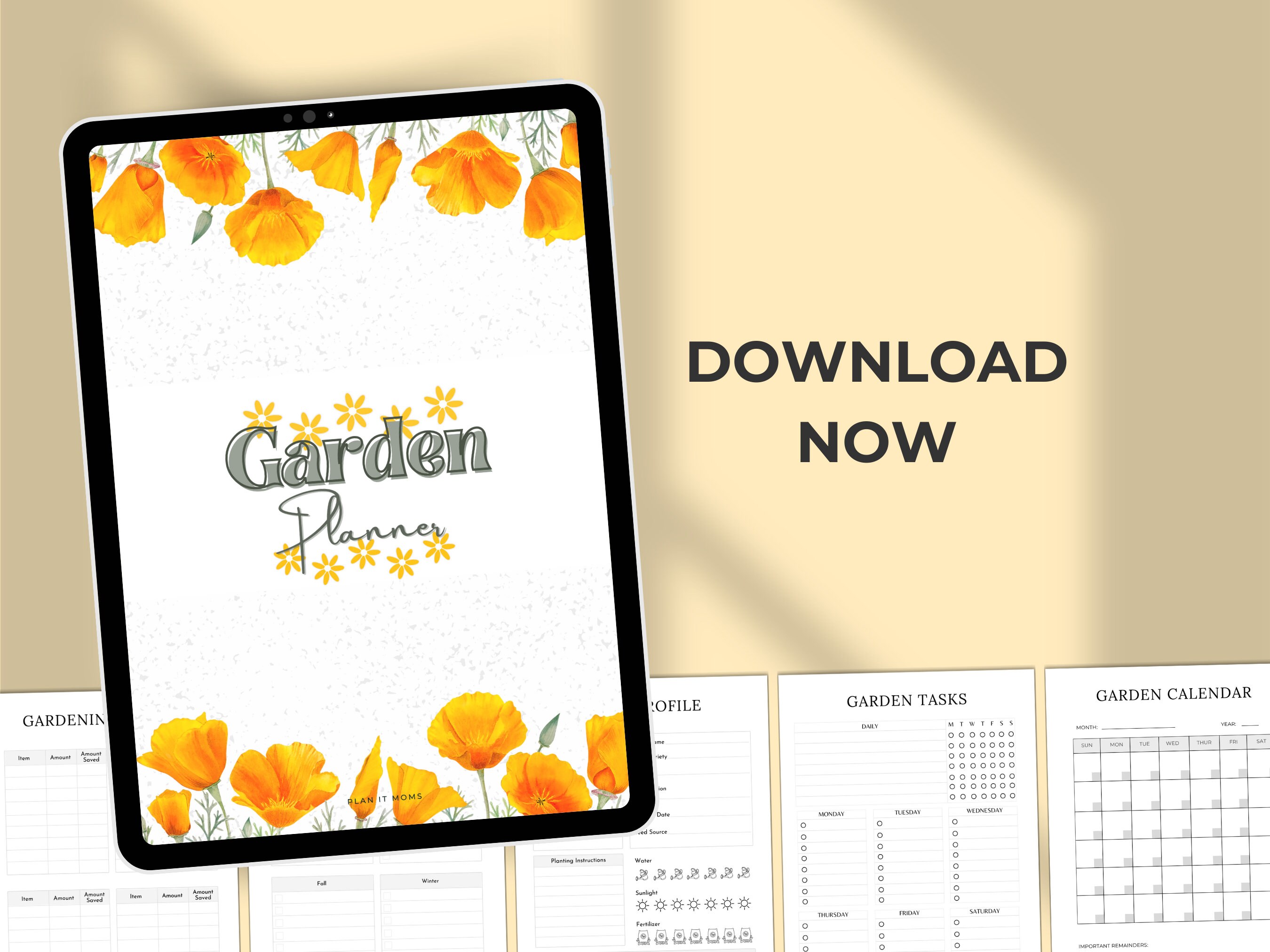 Garden Planner, Garden Plans, Digital Garden Planner, Garden Journal ...