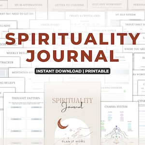 Spirituality Journal, Spiritual Journal, Spiritual Planner, Spiritual ...