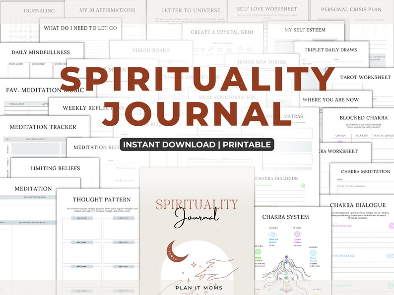 Spirituality Journal, Spiritual Journal, Spiritual Planner, Spiritual ...