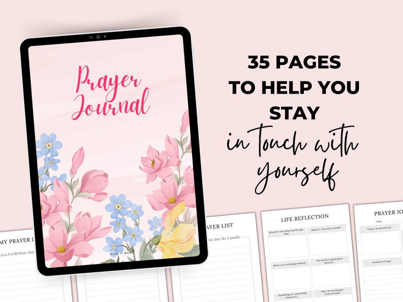 Prayer Journal, Printable Prayer Journal, Digital Prayer Journal ...