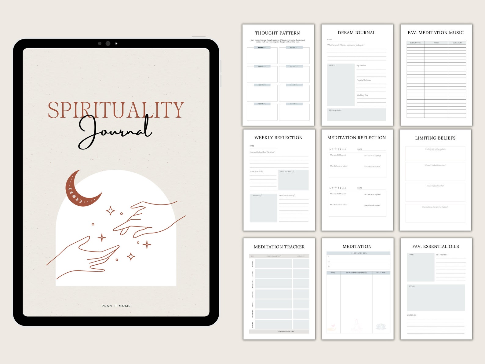 Spirituality Journal, Spiritual Journal, Spiritual Planner, Spiritual ...