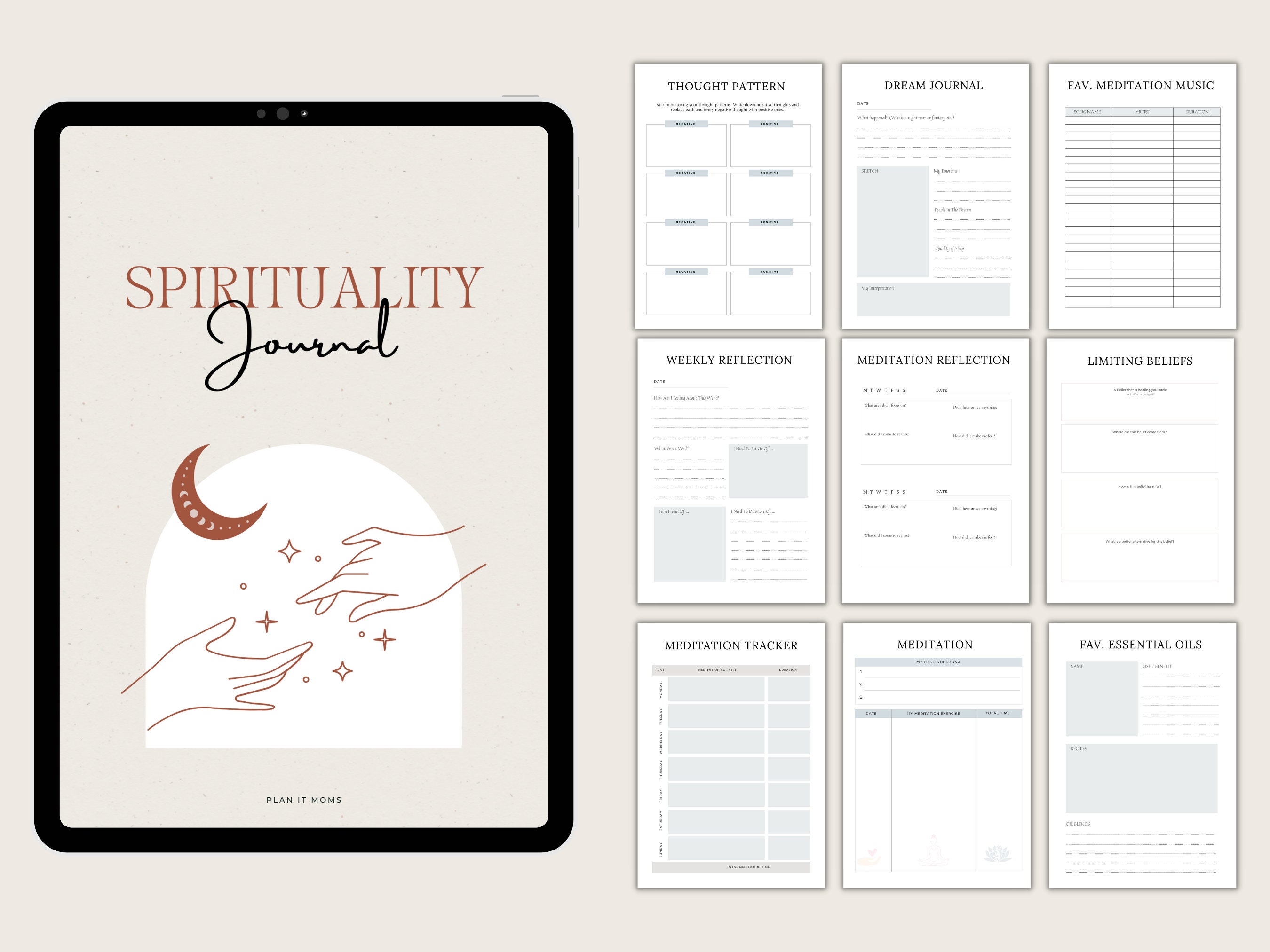 Spirituality Journal, Spiritual Journal, Spiritual Planner, Spiritual ...