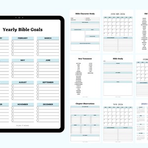 Bible and Devotional Planner, Bible Planner, Devotional Planner, Bible ...