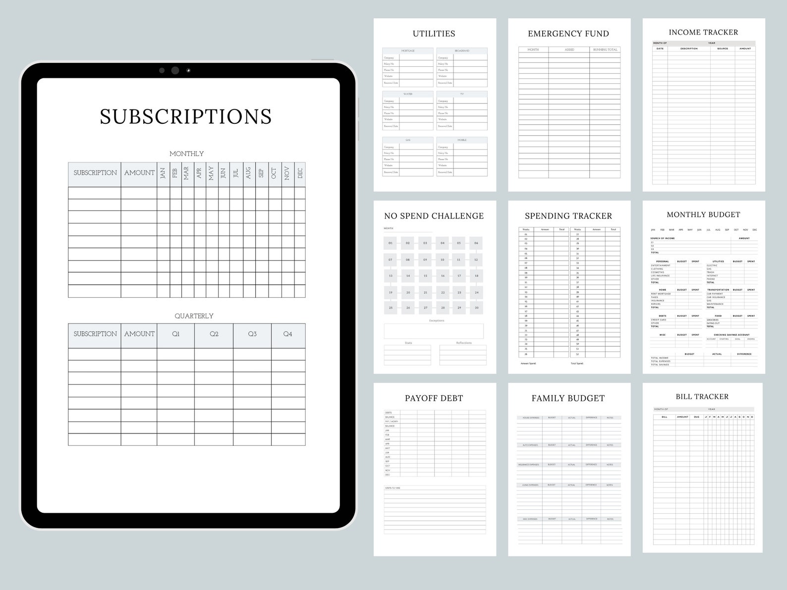 Printable Household Management Binder, Household Management Planner ...