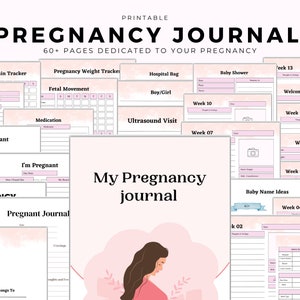 Pregnancy Journal, Pregnancy Planner, Birth Plan, Birth Plan Template ...