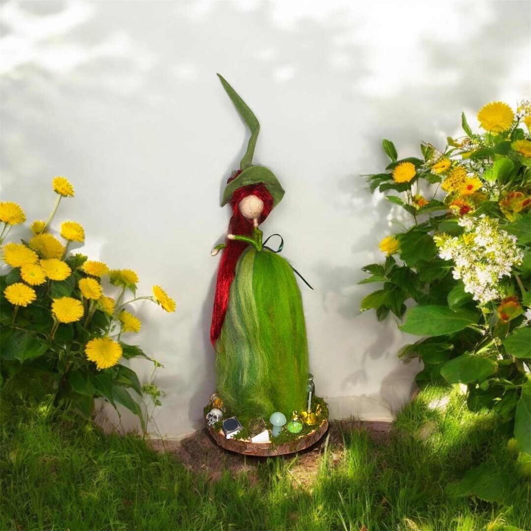 Briar Handmade Needle Felt Witch - Etsy