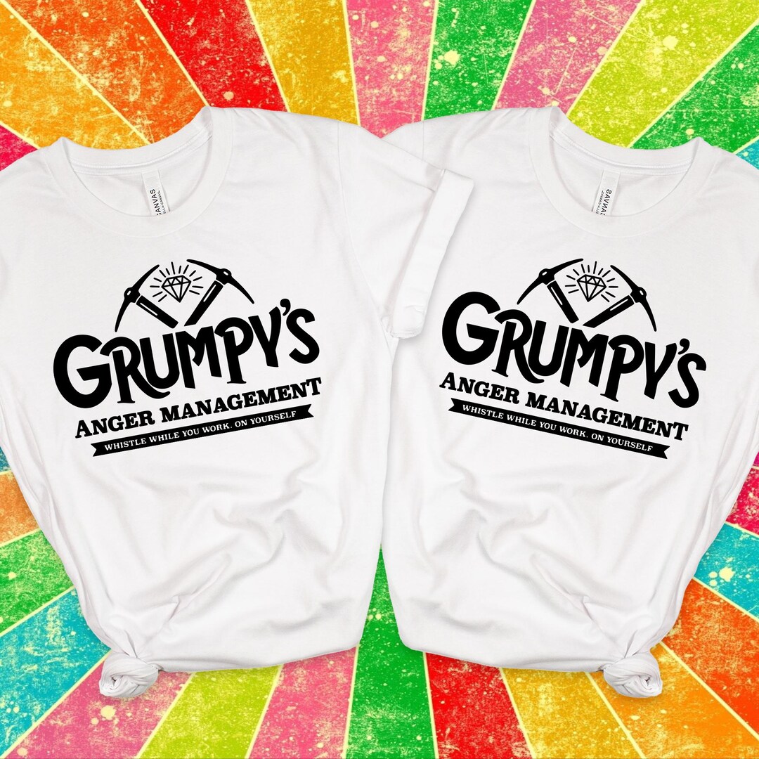 Grumpy’s Anger Management Disney Shirt, Seven Dwarfs Shirt, Disney Snow ...