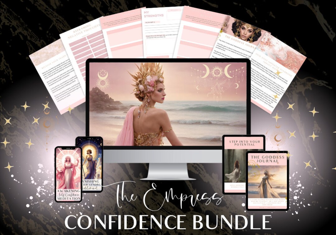 The Empress Self-confidence Bundle | Printable Self-esteem and Beating Imposter Syndrom ...
