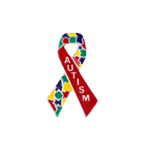 Autism Awareness Ribbon Pins - Etsy
