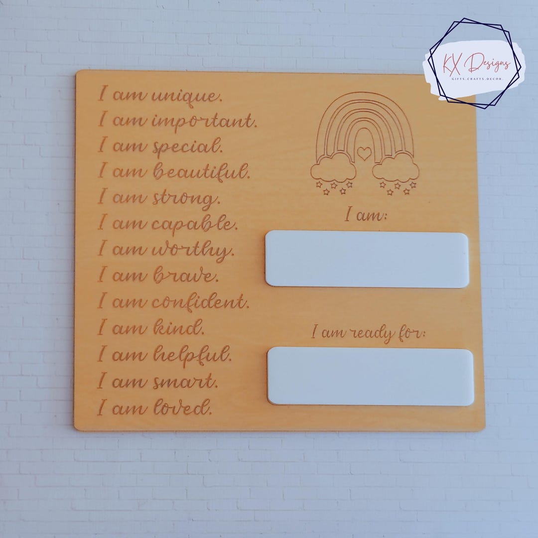 Positive Affirmations School Sign, New Adventures Photo Prop, New ...