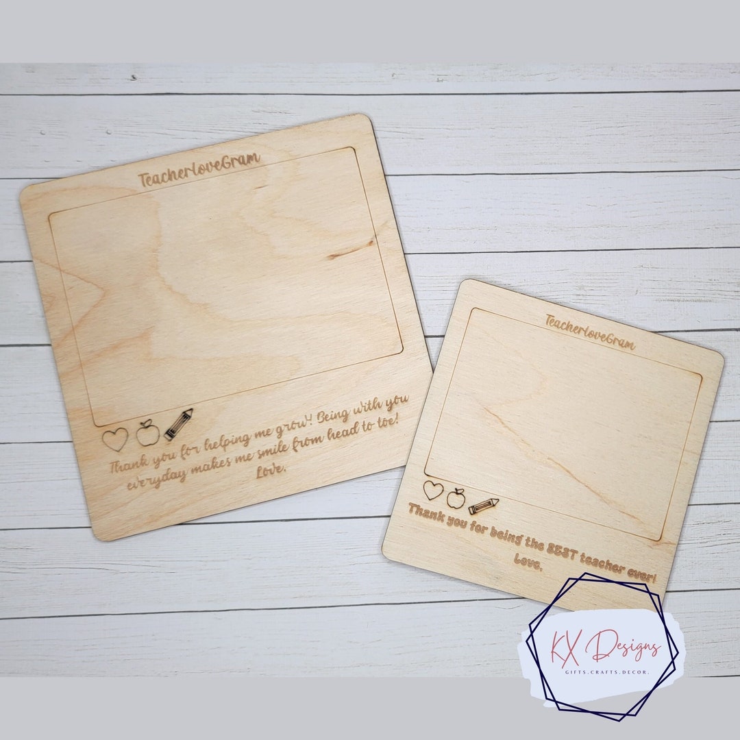 Teacher Love Gram, Personalized Wooden Fun Gift, Gift for Special ...