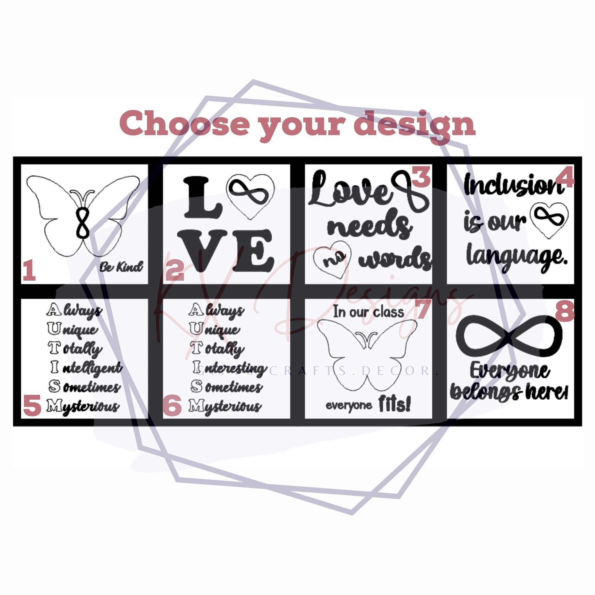 Autism Acceptance DIY Kit, Paint Your Own, DIY Wooden Craft Kit for ...