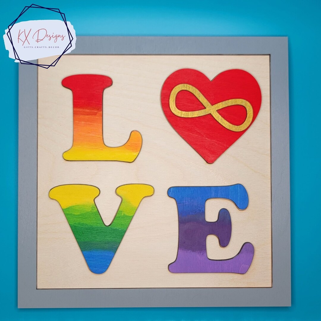 Autism Acceptance DIY Kit, Paint Your Own, DIY Wooden Craft Kit for ...