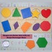 Wooden Shape Cards Set: Puzzle, Tracing Stencil & Flashcard Set - All ...