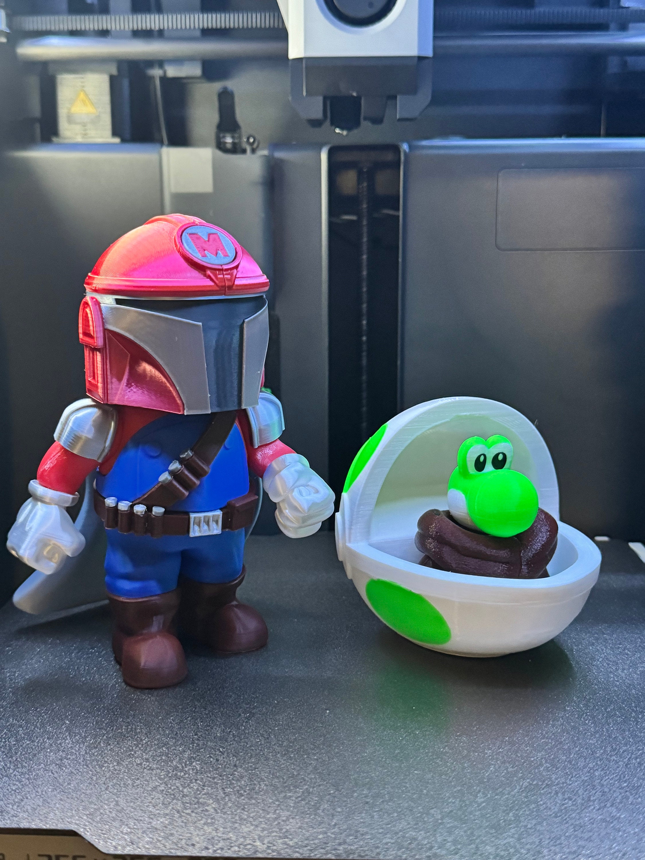 Mariolorian W/ Groshi Fan Art Mashup Mario/mando - Etsy