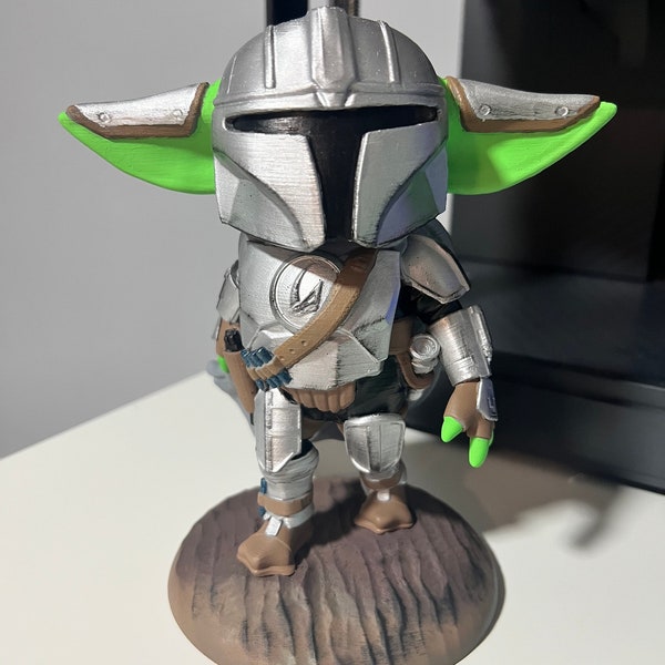 Metal Grogu Statue - Etsy