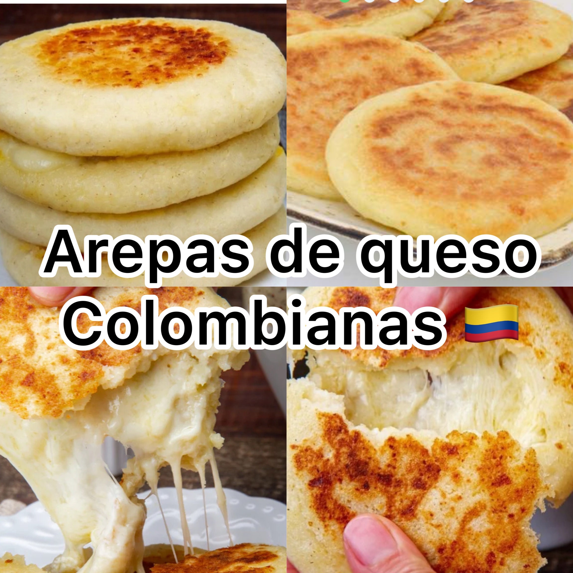 Arepa Colombiana Con Queso