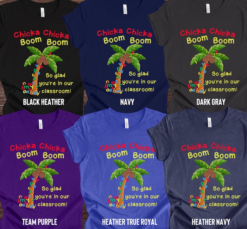 Alphabet Coconut Tree Chicka Chicka Boom Boom Shirt Kindergarten ...