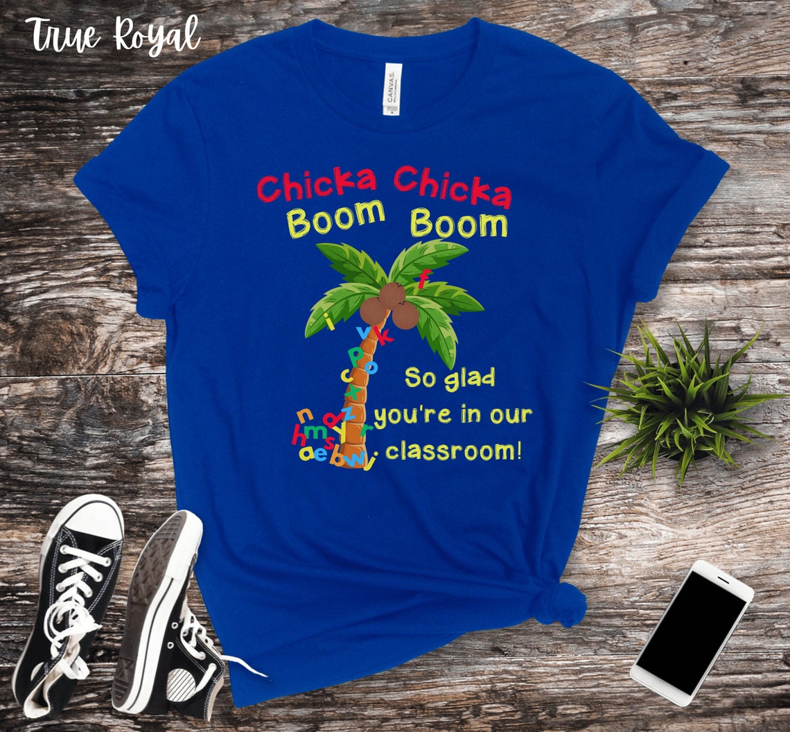 Alphabet Coconut Tree Chicka Chicka Boom Boom Shirt - Etsy