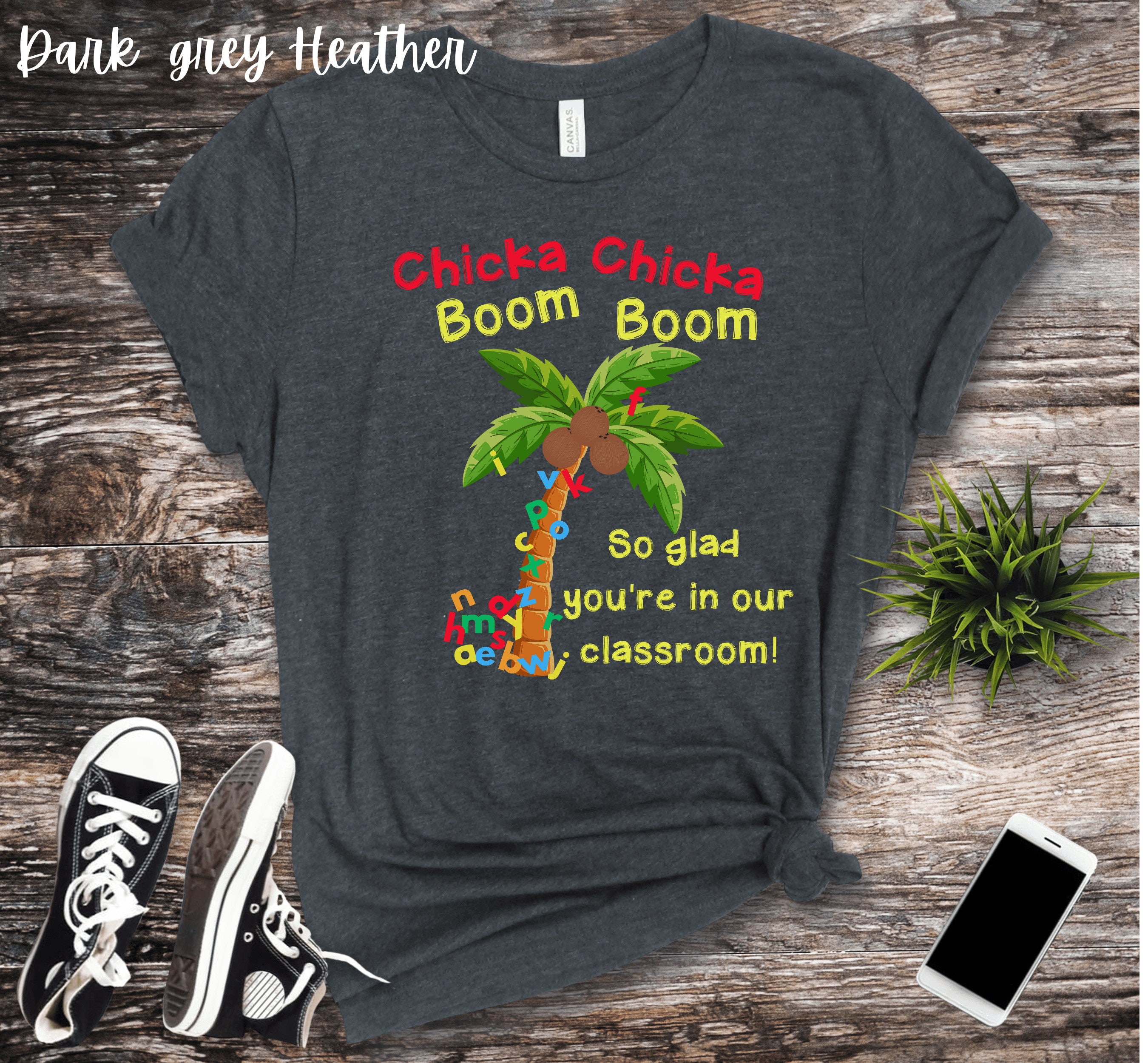 Alphabet Coconut Tree Chicka Chicka Boom Boom Shirt - Etsy
